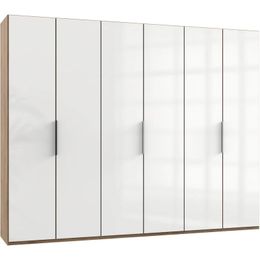 wimex Kleiderschrank &raquo;Level by fresh to go&laquo; T&uuml;ren vollfl&auml;chig mit farbigem Glas braun