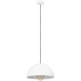 Eglo H&auml;ngeleuchte &raquo;GAETANO Pendellampe - Stahl - E27 - 1X40W - IP20&laquo; E27 1 Stk. H&auml;ngelampe, Deckenlampe, Wohnzimmer, Esszimmer, H110 x &Oslash;38 cm