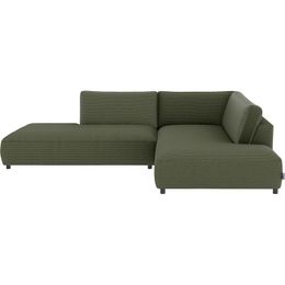 Musterring Ecksofa &raquo;Lucia&laquo; mit gro&szlig;em Longchair, verschiedene Farben, B304 x T224 cm gr&uuml;n 100% Polyester