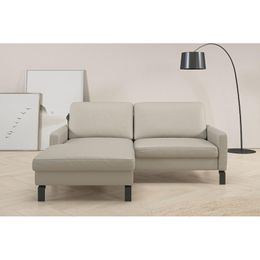 Home Affaire Ecksofa &raquo;Lecce, L-Form, Federkernpolsterung, Breite 194 cm&laquo; inkl. saugroboterfreundliche H&ouml;he & schmale Armlehnen 100% Polyester