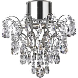 Searchlight Deckenleuchte &raquo;Belle Chandelier - Chrome Metal & Clear Crystal&laquo; GU10 1 Stk.