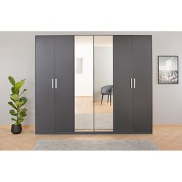 Rauch Dreht&uuml;renschrank &raquo;Kleiderschrank Schrank Garderobe Ankleide KOLUNA mit Dekor-Front&laquo; Breiten 181/226/271/315 cm H&ouml;hen 210/229 cm, mit Spiegel, 
