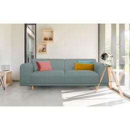 OTTO home 3-Sitzer &raquo;Maroon&laquo; in skandinavischem Design, mit losen Kissen blau Struktur grob ( 100% POLYPROPYLEN;Struktur fein ( 100% Polyester);