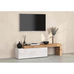OTTO home Lowboard &raquo;Chronos TV-Board, T-Schrank&laquo; Breite verstellbar von 180 bis 290 cm, 1 Stk. tlg. Breite 240 cm TV-Board,Lowboard,1 Klappe und ein L