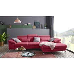Sit & More sit&more Dekokissen &raquo;Scorpio&laquo; 2er-Set Nierenkissen rot Microfaser