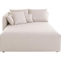 OTTO home Ottomane &raquo;N&ouml;re&laquo; Lounge-Modul - zum eigenen Zusammenstellen, Breite 138cm, Tiefe 168cm grau 100% Polyester