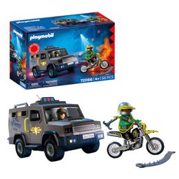 Playmobil Konstruktions-Spielset &raquo;SWAT-Einsatzfahrzeug (72066), City Action&laquo; Made in Europe Konstruktions-Spielset