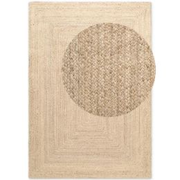 Hanse Home Teppich &raquo;Sharmila Juteteppich&laquo; rechteckig 9 mm H&ouml;he 100% Jutefaser, Natur, Wohnzimmer, Esszimmer, Flur, Boho, Skandi beige Jute