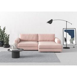 Trendmanufaktur Ecksofa &raquo;Bourbon, Mega Designsofa mit tollem Sitzkomfort, Breite 250cm, L-Form&laquo; extra tiefe Sitzfl&auml;che, wahlweise mit 