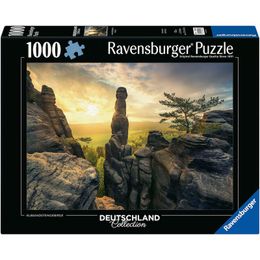Ravensburger Puzzle &raquo;Deutschland Collection, Erleuchtung - Elbsandsteingebirge&laquo; Made in Germany bunt