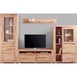 OTTO home Wohnwand &raquo;Denis&laquo; Set, 4 Stk. tlg. beige Holzwerkstoff