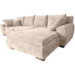 Home Affaire Ecksofa &raquo;Cara Mia L-Form, B: 325 cm - OTTO. Verl&auml;ssliche Qualit&auml;t.&laquo; mit 4 Zierkissen, optional Bettfunktion & Bettkasten Luxus-Microfaser