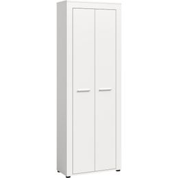Home Affaire Garderobenschrank &raquo;Aosta&laquo; 1 Stk. tlg. Garderobenschrank, H&ouml;he 191 cm, Garderobe, Flur, Schrank wei&szlig; Spanplatte