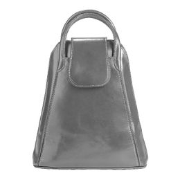 Pike Pik&eacute; Damen Cityrucksack &raquo;FATA BUONA&laquo; echt Leder, Made in Italy schwarz B/H/T: 29cm x 25cm x 9cm, onesize
