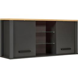 Inter Link H&auml;ngeschrank &raquo;Veneto&laquo; 1 Stk. tlg. Stauraum-Modul, passend zum Sp&uuml;lenschrank, 130x33x57,5 cm Holzwerkstoff, MDF, Sicherheitsglas
