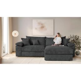 Home Affaire Ecksofa &raquo;Soft&Cosy XXL L-Form, B: 303 cm - OTTO. Verl&auml;ssliche Qualit&auml;t.&laquo; Mega-Sofa, Cord oder Chenille-Struktur, mit Federkern & 4 