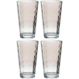 Leonardo Gl&auml;ser-Set &raquo;OPTIC&laquo; 540 ml, 4-teilig grau Glas