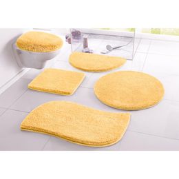 my home Badematte &raquo;Merida, Badvorleger, Badezimmer Teppich&laquo; H&ouml;he 32 mm rutschhemmend beschichtet fu&szlig;bodenheizungsgeeignet schnell trocknend 