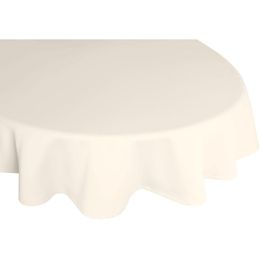 WIRTH Tischdecke &raquo;NEWBURY&laquo; rund beige Baumwolle, Polyester