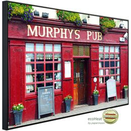 papermoon Infrarotheizung &raquo;Murphys Pub Dingle Bay&laquo; sehr angenehme Strahlungsw&auml;rme bunt Aluminium Kabell&auml;nge 2 m