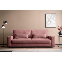 LeGer Home by Lena Gercke Schlafsofa &raquo;Imoga, Polster mit Schlaffunktion, 3-Sitzer Sofa, Couch mit Bettkasten&laquo; in modernen Farben und Stoffen, 