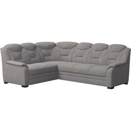 COTTA Ecksofa &raquo;Marcus L-Form&laquo; wahlweise mit Bettfunktion & Stauraum silber 100% Polyester