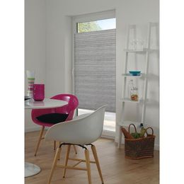 Gardinia Plissee &raquo;Concept zum Klemmen Lilly&laquo; blickdicht ohne Bohren Stoff aus Recyclingmaterial grau Obermaterial: 100% Polyester