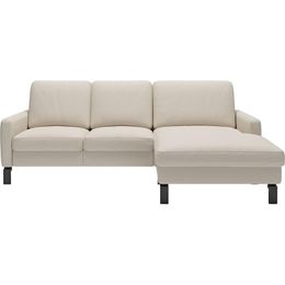 Home Affaire Ecksofa &raquo;Lecce, L-Form, Federkernpolsterung, Breite 224 cm&laquo; inkl. saugroboterfreundliche H&ouml;he & schmale Armlehnen 100% Leder