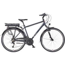 Telefunken Unisex &raquo;E-Trekking Expedition XT485 Herren&laquo; 21 Gang Shimano Acera Schaltwerk Kettenschaltung Heckmotor 250 W Pedelec, Elektrofahrrad, 