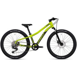 GHOST Mountainbike &raquo;Kato 24 Pro&laquo; 10 Gang Shimano Deore RD-M600 Schaltwerk Kettenschaltung f&uuml;r Damen und Herren, Kettenschaltung gr&uuml;n Mountainbike
