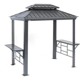 Sojag Grillpavillon &raquo;BBQ Messina&laquo; BxT: 179x292 cm grau