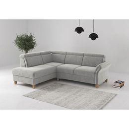 Home Affaire Ecksofa &raquo;Glendale, L-Form&laquo; inkl. Kopfteilverstellung, wahlweise mit Vorziehsitz und Bettkasten 100% Polyester