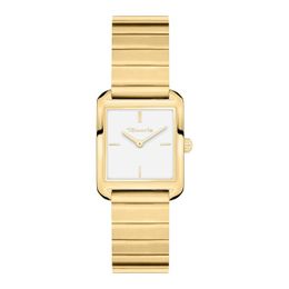 Tamaris Damen Quarzuhr &raquo;The Square Retro Strap&laquo; Armbanduhr, Damenuhr, Edelstahlarmband, analog