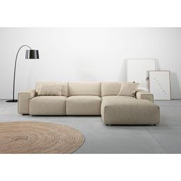 Home Affaire Ecksofa &raquo;Glimminge auch in Breitcord, Feincord, Boucl&eacute; + Easy care-Bezug&laquo; L-Form, Breite 294, Zierkissen beige 96% Polyester, 4% 