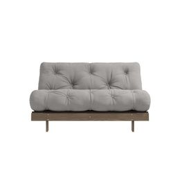Karup Design Daybett &raquo;Daybett Roots Schlafsofa &ndash; G&auml;stebett & Sofa aus FSC -Kiefer&laquo; Inkl. Futonmatratze, in mehreren Gr&ouml;&szlig;en & Farben erh&auml;ltlich grau Bezug: 80% 