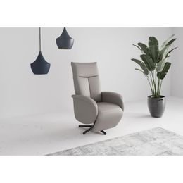 Sit & More sit&more TV-Sessel &raquo;Juma, inkl. Drehfunktion & Kopfteilverstellung&laquo; H&ouml;he Armlehne 64 cm, wahlweise mit Aufstehhilfe, 2 Motoren und Akku grau