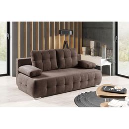 WERK2 Schlafsofa &raquo;Indigo Bettsofa mit Bettkasten, Breite 205cm, hochwertige Verarbeitung&laquo; 2-Sitzer Sofa und Schlafcouch mit Federkern & Bettkasten 