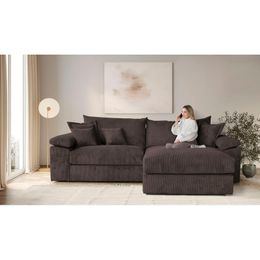 Home Affaire Ecksofa &raquo;Soft&Cosy XXL L-Form, B: 303 cm - OTTO. Verl&auml;ssliche Qualit&auml;t.&laquo; Mega-Sofa, Cord oder Chenille-Struktur, mit Federkern & 4 