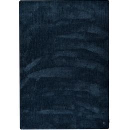 Tom Tailor HOME Hochflor-Teppich &raquo;Shaggy Teppich Cozy&laquo; rechteckig 25 mm H&ouml;he Uni Farben, auch in Pastell Farben, weich & kuschelig blau Polyester