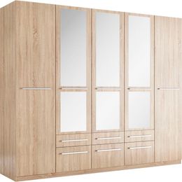 Priess Kleiderschrank &raquo;Schrank Garderobe W&auml;scheschrank Barcelona in 5 Breiten&laquo; viel Stauraum, ger&auml;umige Schubk&auml;sten, mit Spiegel, MADE IN GERMANY 