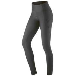 Gonso Damen Fahrradhose &raquo;Essential Tight Cargo SC W&laquo; Damen Radhose lang mit Sitzpolster, Radlerhose mit Taschen, Tight Fit schwarz 44, N-Gr