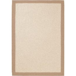 Biederlack Babydecke &raquo;Babydecke Wool Knit&laquo; 75 x 100, mit kontrastfarbigem Patentrand beige Wolle