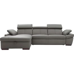 exxpo - sofa fashion Ecksofa &raquo;Salerno, Funktionssofa, Breite 280cm, hoher Sitzkomfort, L-Form&laquo; inkl. Kopf- und Armteilverstellung, wahlweise mit 