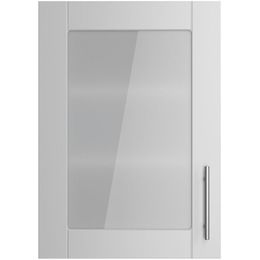 KOCHSTATION Glash&auml;ngeschrank &raquo;KS-Ahus&laquo; Breite 50 cm grau