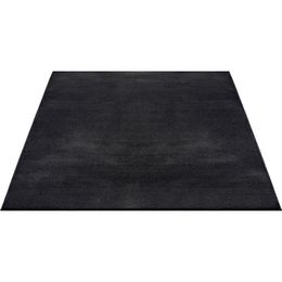 the carpet Teppich &raquo;Cosy&laquo; rechteckig 11 mm H&ouml;he Wohnzimmer Teppich Fell-Optik waschbar elegant schwarz Polyester