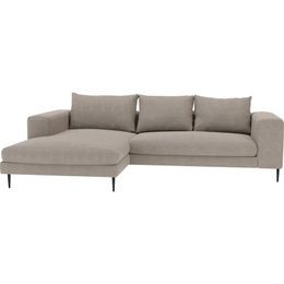 Home Affaire Ecksofa &raquo;Aurora, L-Form, mit extra breiter Recamiere, 324 x 170 cm (BxT)&laquo; Designsofa mit tollem Sitzkomfort, extra hohe Metallf&uuml;&szlig;e 