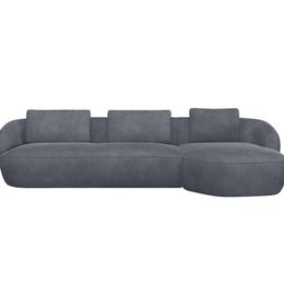 FLEXLUX Wohnlandschaft &raquo;Torino, rund, L-Form, Sofa-Ecke mit Recamiere, Longchair-Sofa&laquo; Modernes, organisches Sofa-Design, Kaltschaum, 