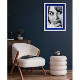 queence Bild mit Rahmen &raquo;Sophia Loren&laquo; Bilder von Frauen Film Filmfiguren Frau Gesicht Schwarz-Wei&szlig; 1 Stk. tlg. Poster mit buntem Acrylglas 