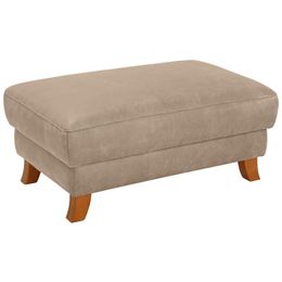 Home Affaire Hocker &raquo;Trondheim&laquo; mit Stauraum und Federkern beige Struktur weich ( 97% Polyester, 3% Baumwolle);Luxus-Microfaser ALTARA NUBUCK r (100% 