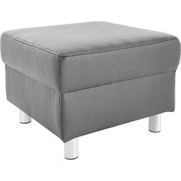 Home Affaire Hocker &raquo;Jamie&laquo; schwarz Microfaser PRIMABELLE (100% Polyester);Struktur fein ( 100% Polyester);Struktur grob ( 100% Polyester);Luxus-